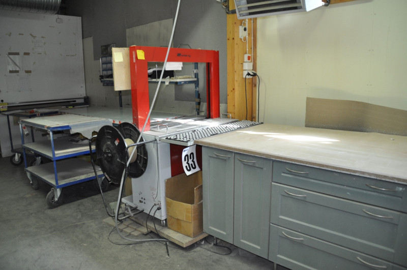 Myydään pakkausvannekone Cortex Oy | Konkurssihuutokauppa