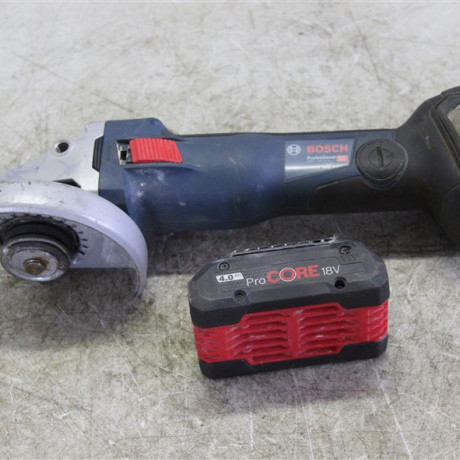 TOIMIVA BOSCH GWS 18V-10C + AKKU myydään ei hylätä (kh ...