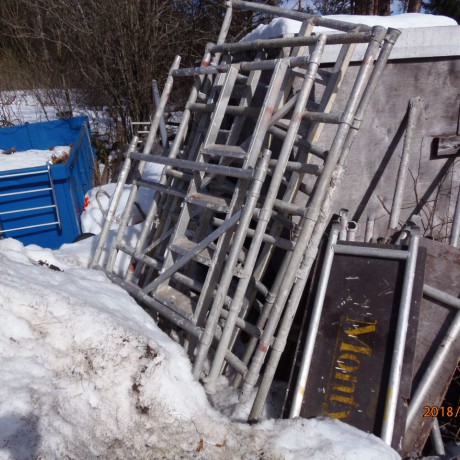 Alumiiniset rakennustelineet ja pyörät | Konkurssihuutokauppa